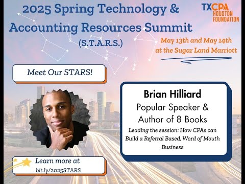Brian Hillard Looking forward to S T A R S 2025 in Houston! - YouTube
