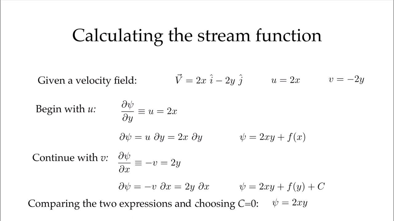 The Stream Function - YouTube