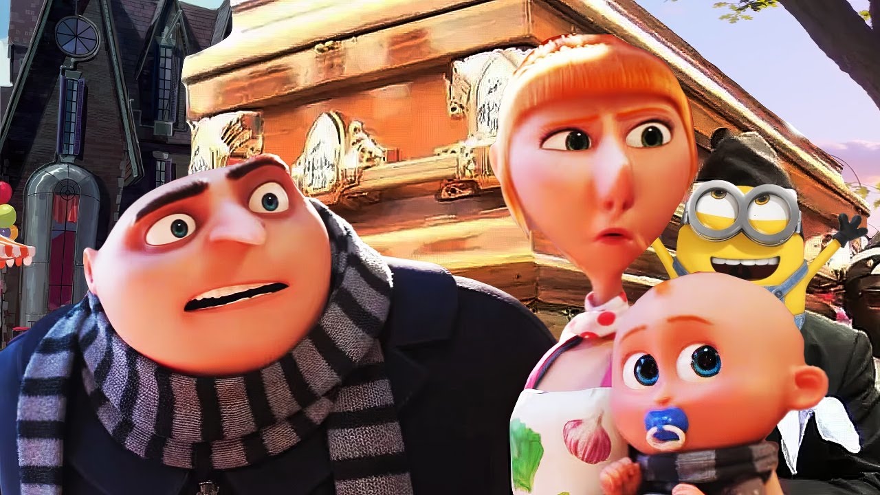 Despicable Me 4 - Coffin Dance Song Gru and Baby - YouTube