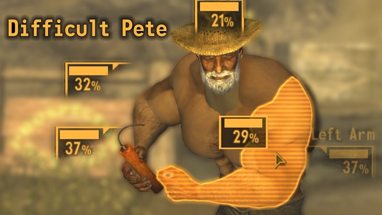 Easy Pete has become Difficult Pete. (Fallout New Vegas) - YouTube