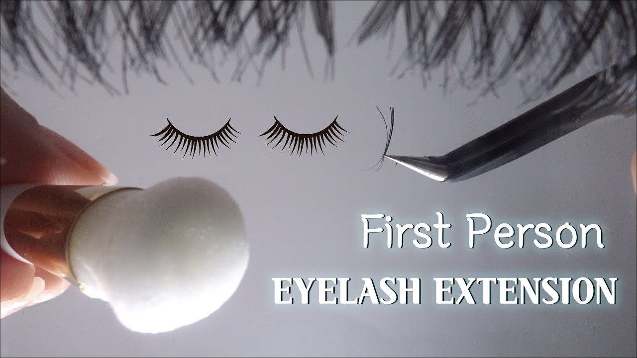 ASMR Realistic First Person Eyelash Extension RP W/ Layered Sounds (No ...
