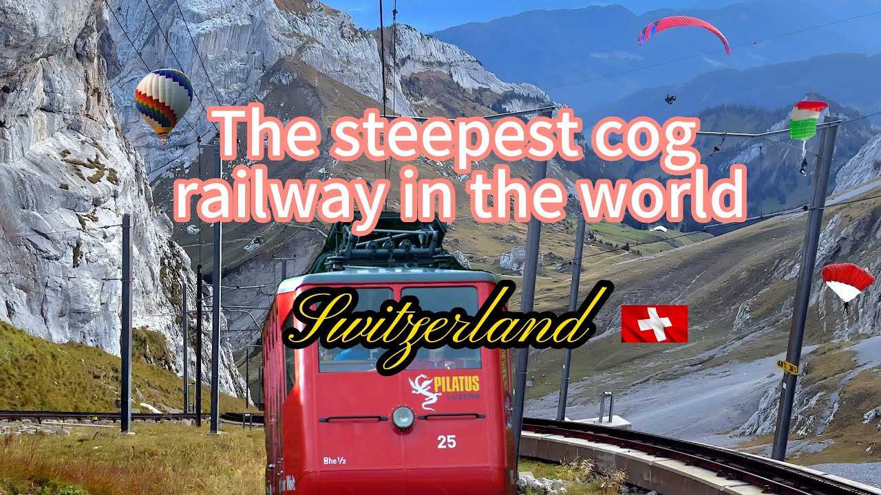 The steepest cog railway in the world | Pilatus | Switzerland | Train driver’s view in 4K - YouTube