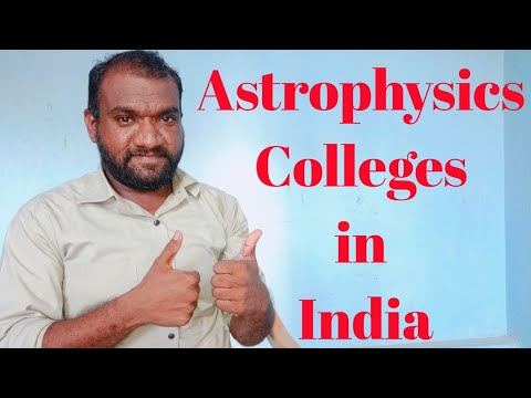 Astrophysics colleges in India | Bsc and Msc Colleges - YouTube