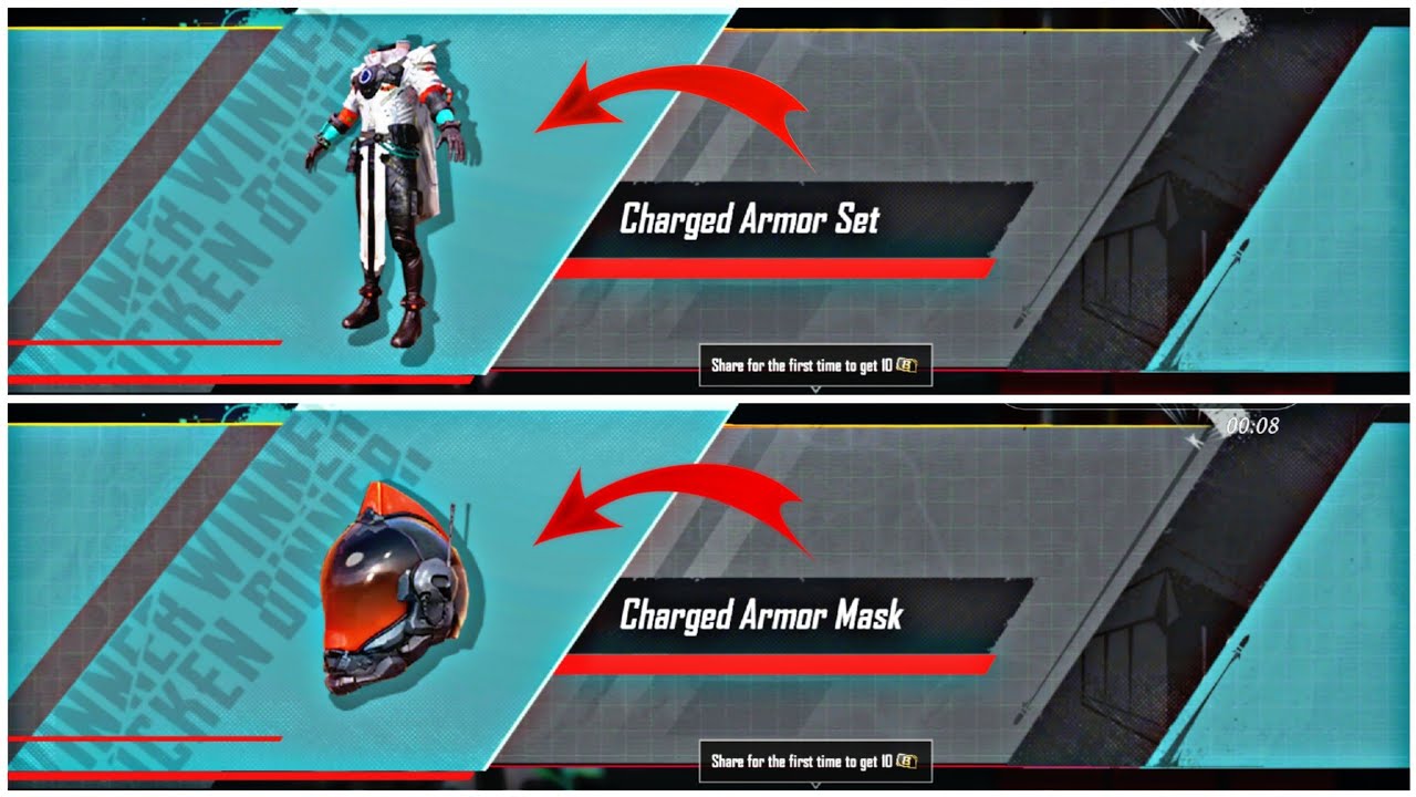 Mythic Forge Crate Opening||Charged Armor Set||Pubg Mobile||PUBGM ...
