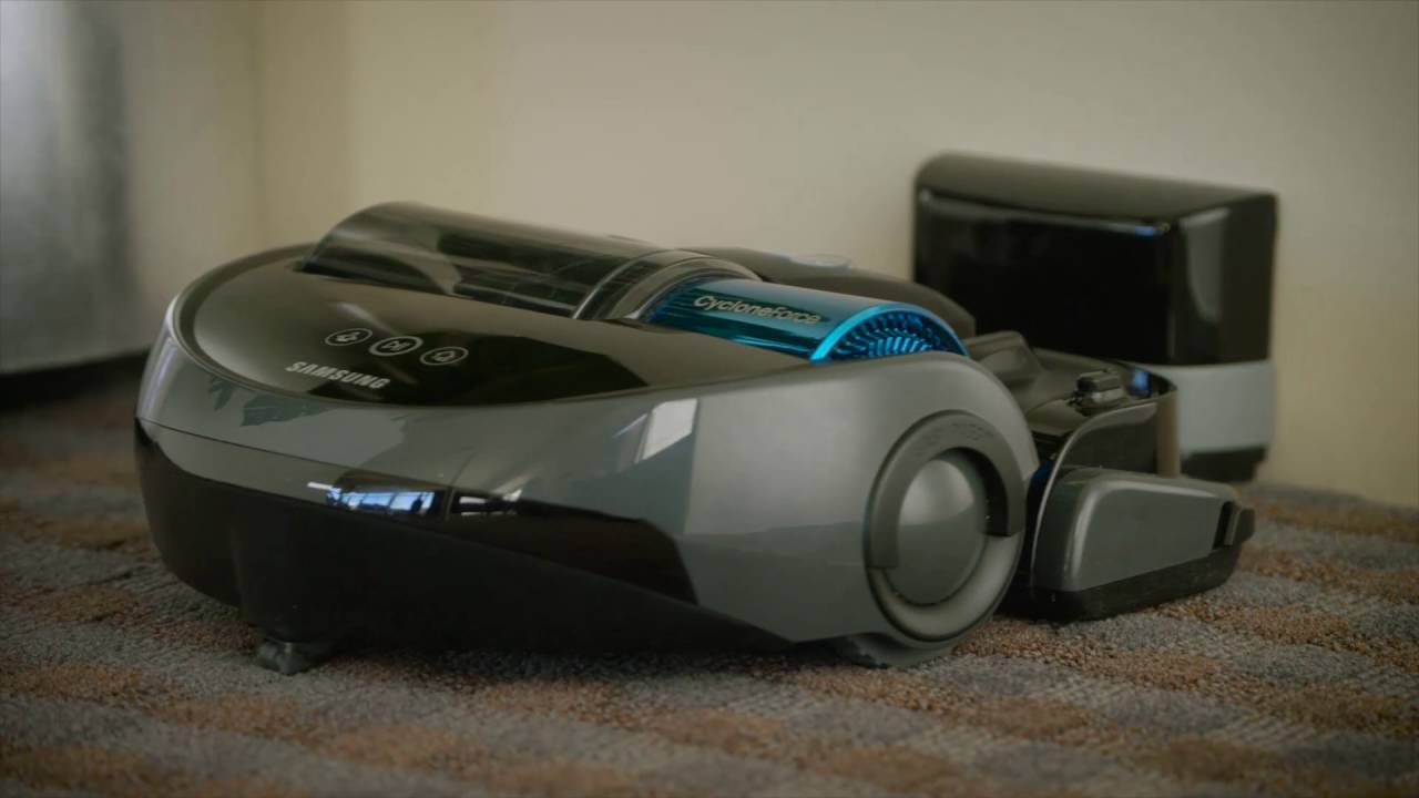 The Samsung POWERbot Automatically Returns to Charger After Cleaning ...