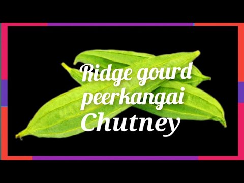 Home Made Ridge gourd Chutney|| peerkangai Chutney||Simple &Easy ...