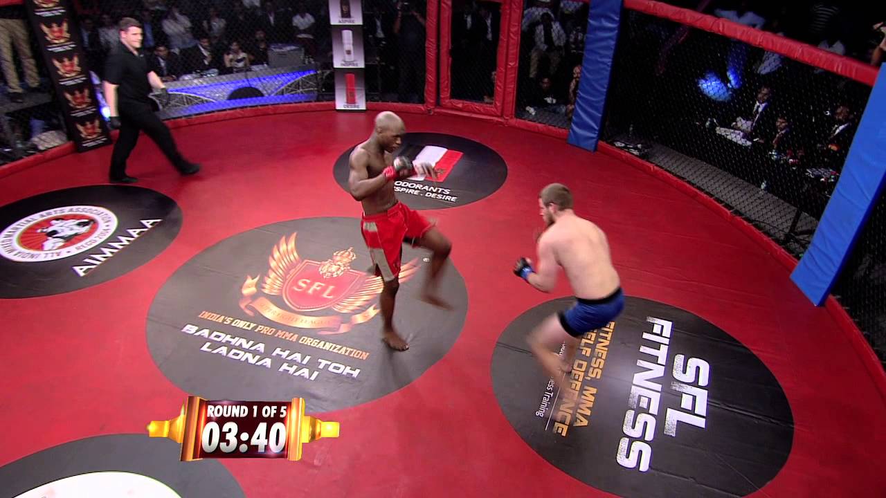 MMA in India: Super Fight League 14 - XAVIER FOUPA POKAM Vs JOHN TROYER ...