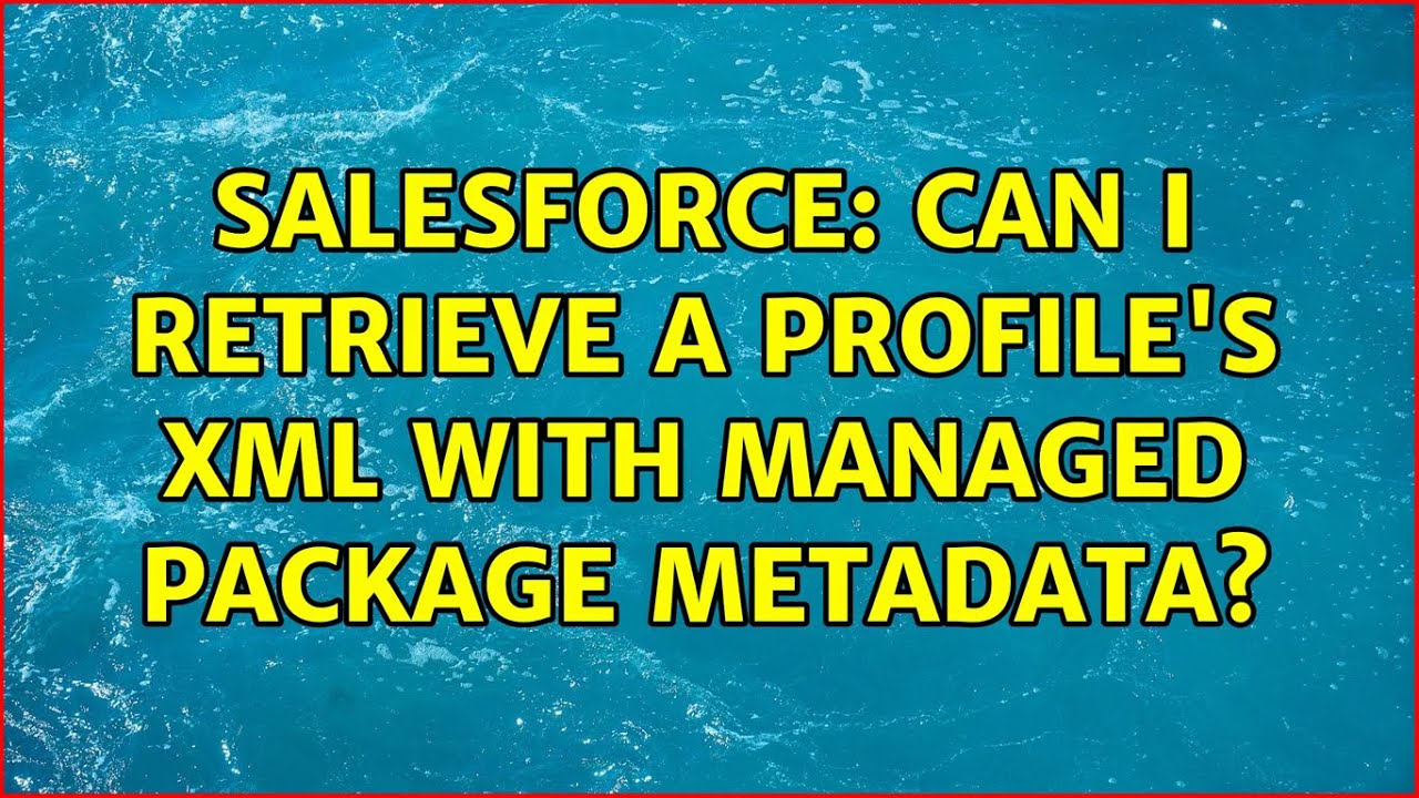 Salesforce: Can I retrieve a Profile's XML with Managed Package ...