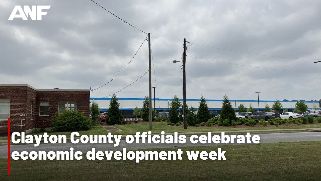 Clayton County officials celebrate economic development week - YouTube