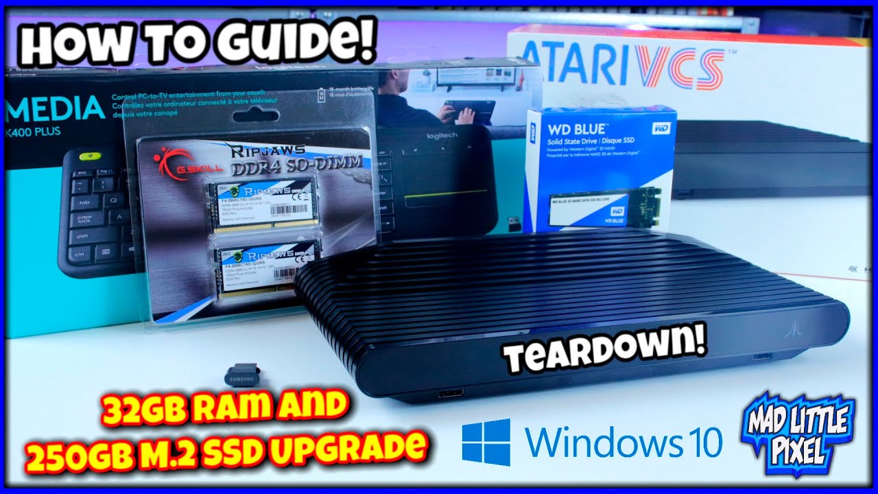 Atari VCS Teardown 32GB RAM Upgrade & M.2 SSD Install - YouTube