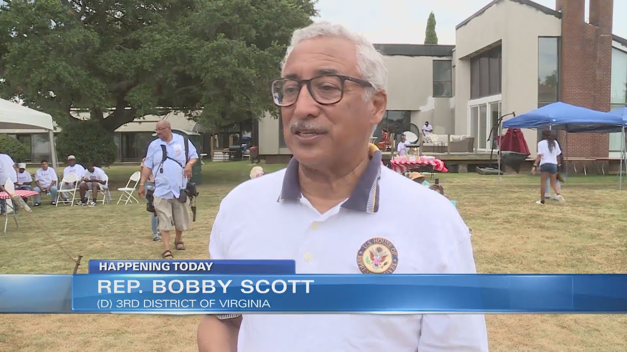 Rep. Bobby Scott holds annual Labor Day cookout - YouTube