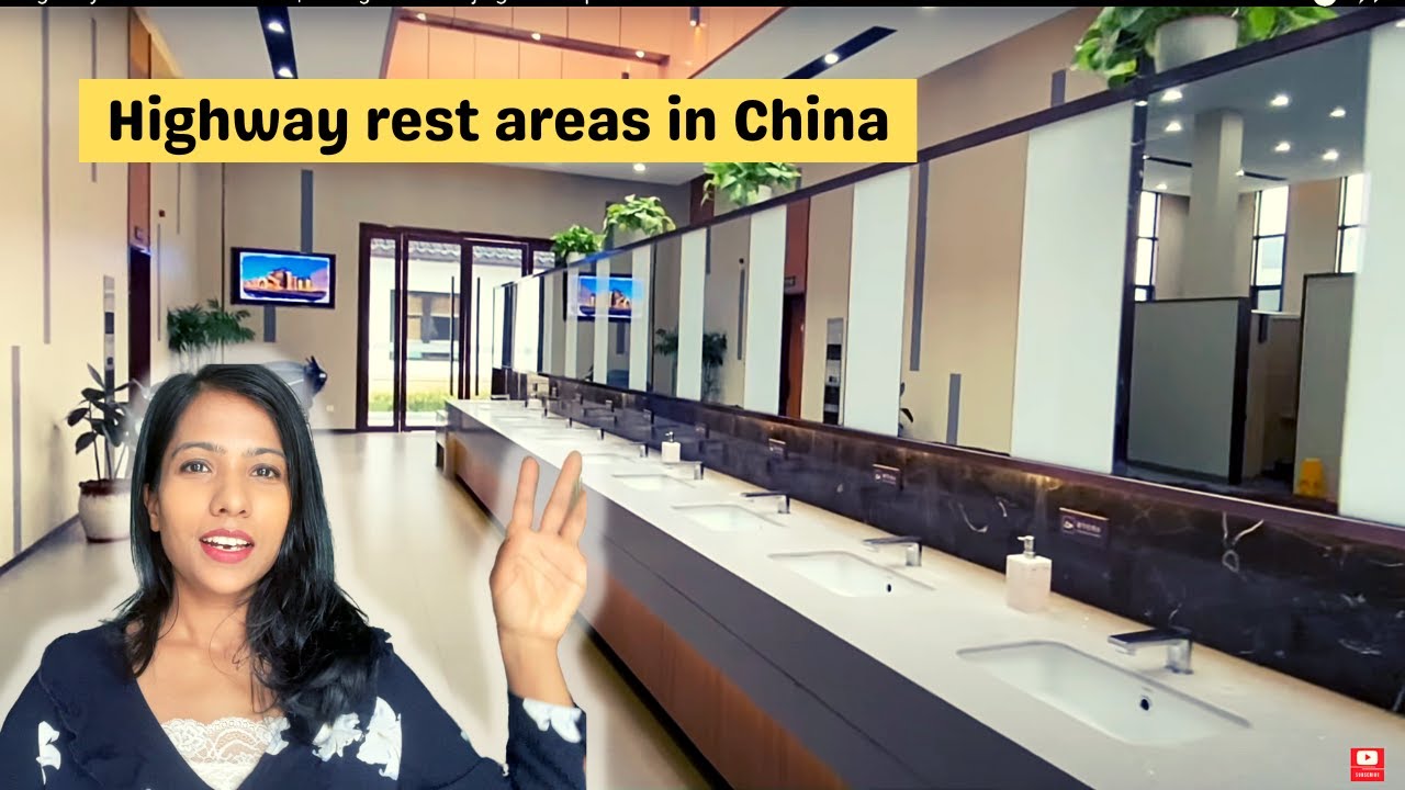 Highway rest areas in China | Shanghai to Nanjing road trip - YouTube