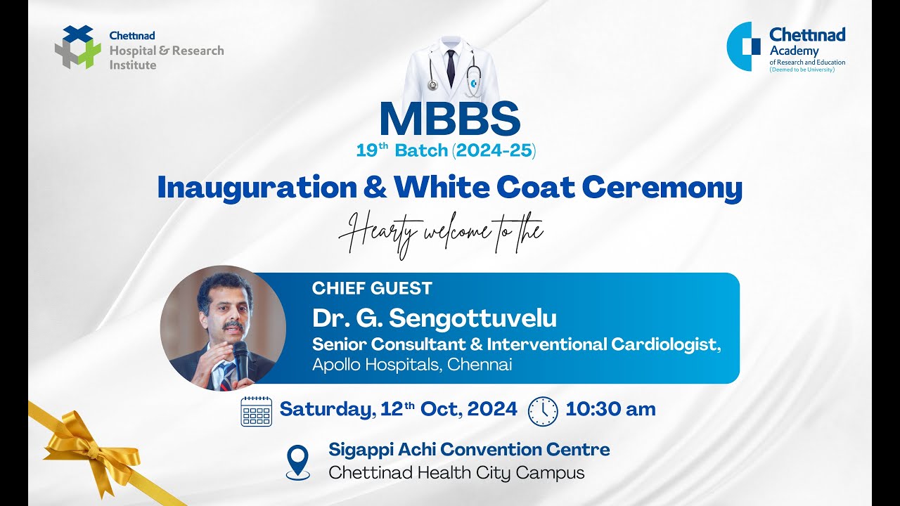 MBBS 19th Batch (2024-2025) Inauguration & White Coat Ceremony - YouTube