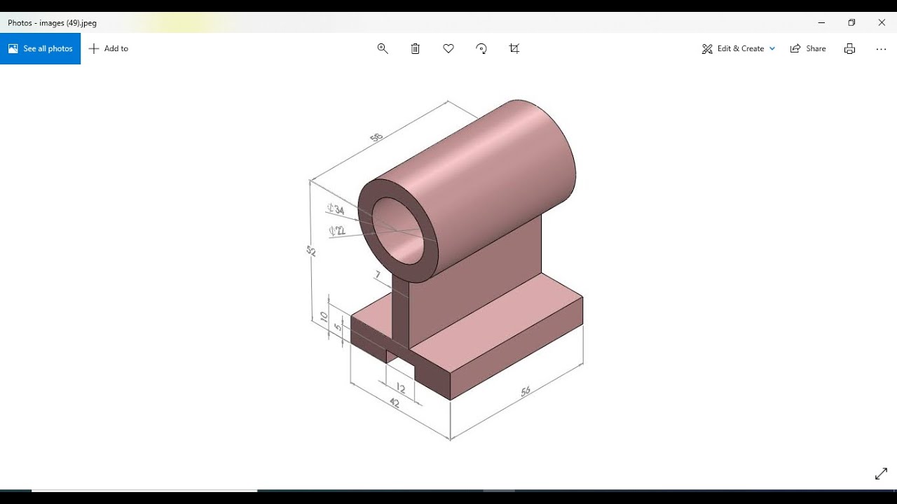 CREO PARAMETRIC 3d modeling exercises for beginner - YouTube