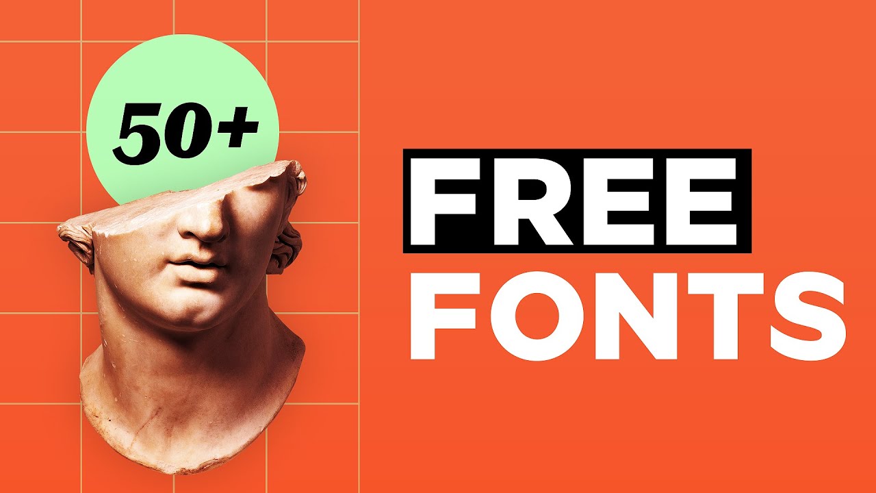 50+ INCREDIBLE FREE Fonts - DOWNLOAD NOW 💸 - YouTube