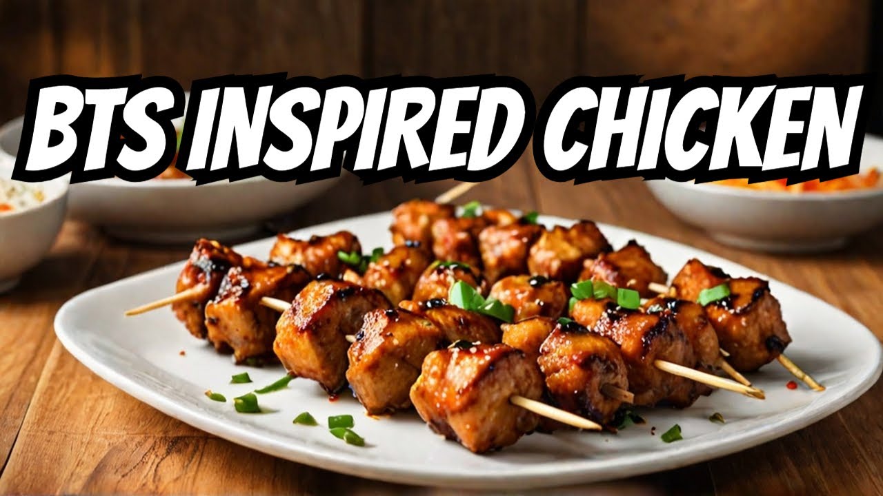 Korean chicken kebabs in 20 minutes! BTS favorite dish - YouTube