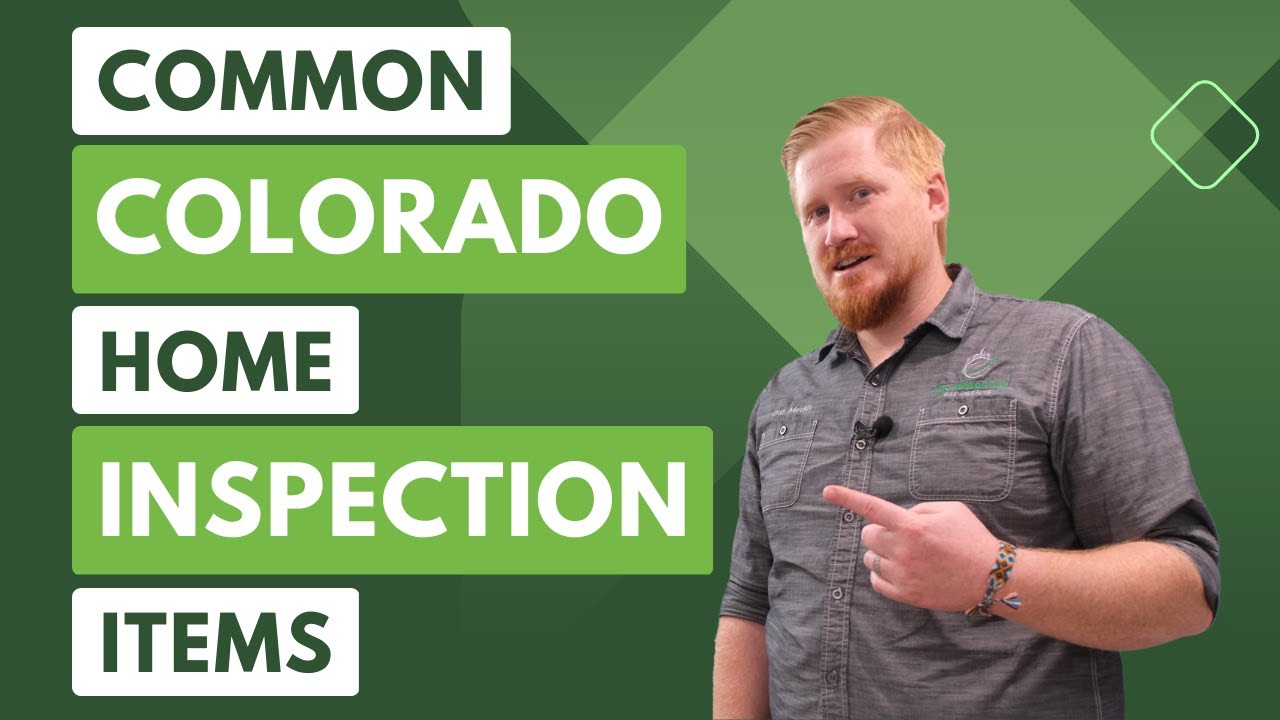 Common Colorado Home Inspection Items - YouTube