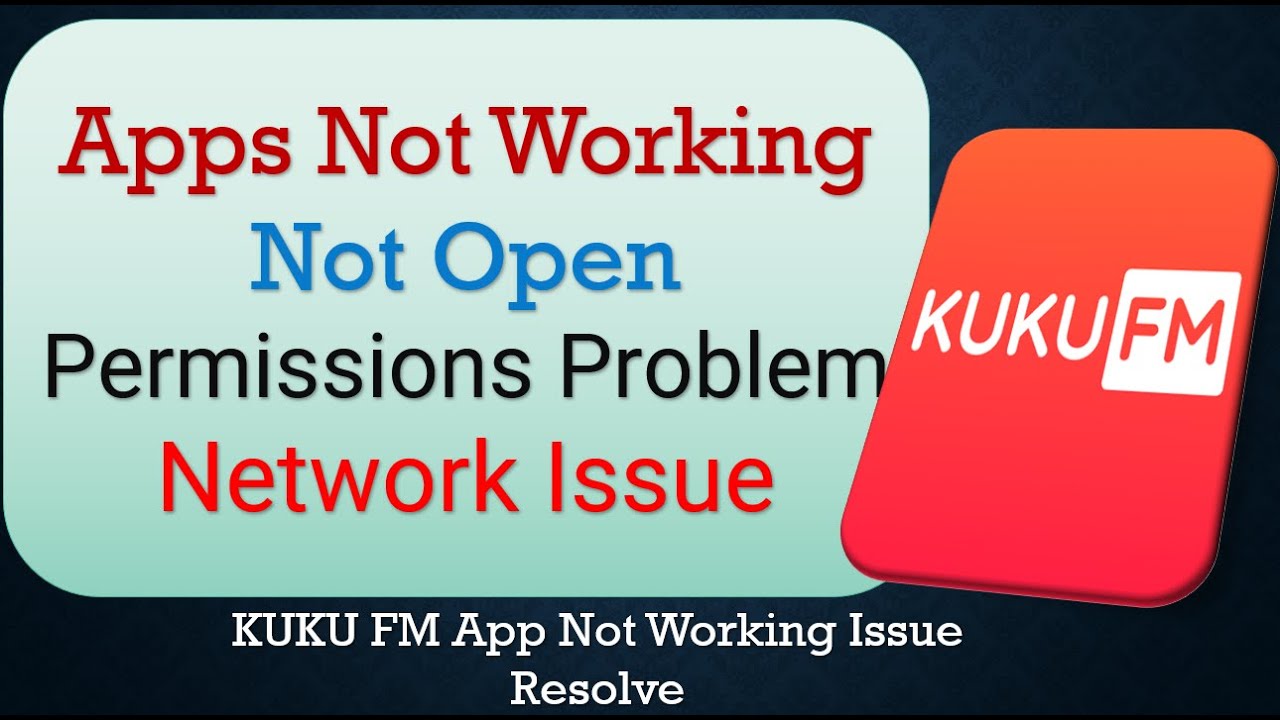How To Fix Unfortunately Kuku Fm App Has Stopped Keeps Crashing Problem In Android Not Open