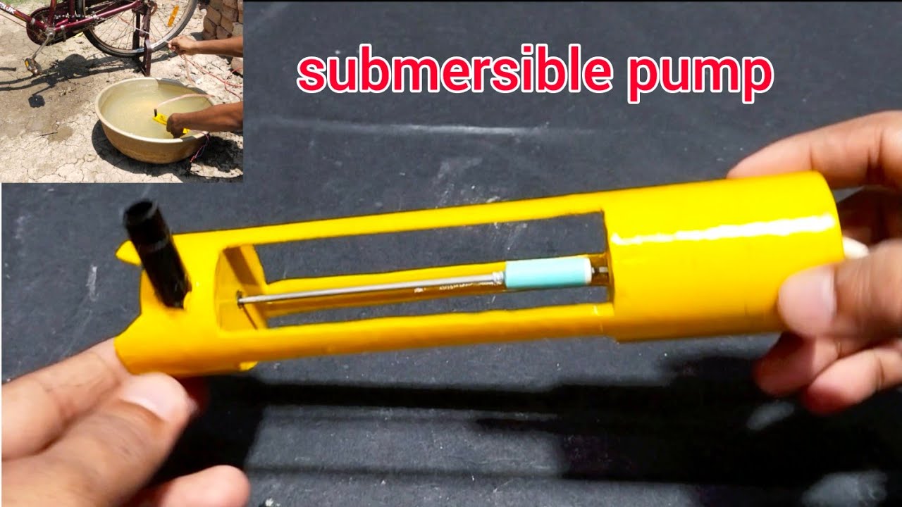 how to make a submersible pump at home // 12 volt high pressure water ...