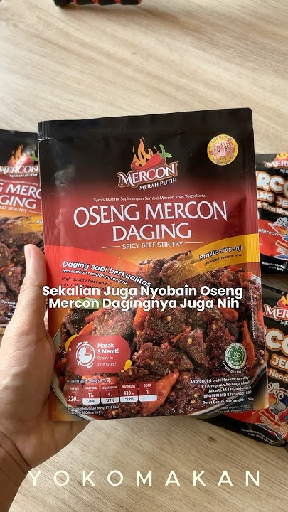 OSENG MERCON DAGING #mukbang - YouTube