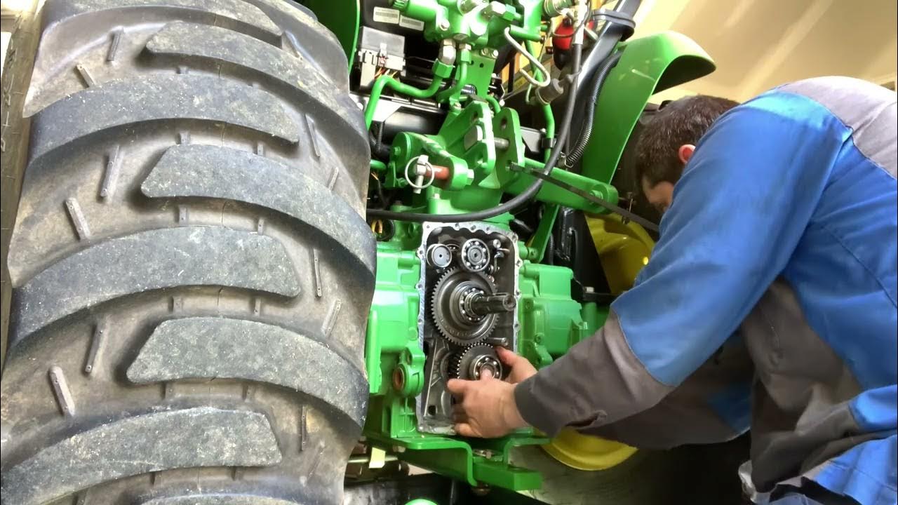 3033 John Deere PTO assembly. From removing the mid-PTO - YouTube