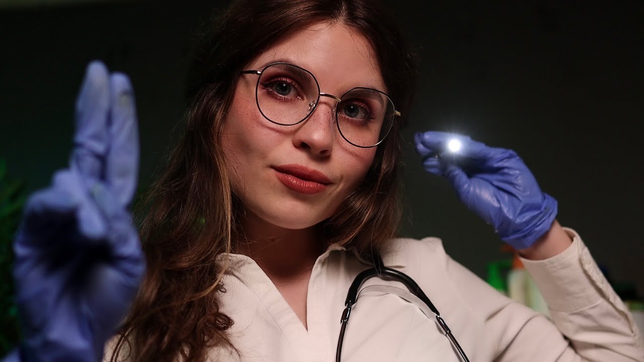 ASMR Full Body Medical Exam | Night Doctor Roleplay, Close Up Personal ...