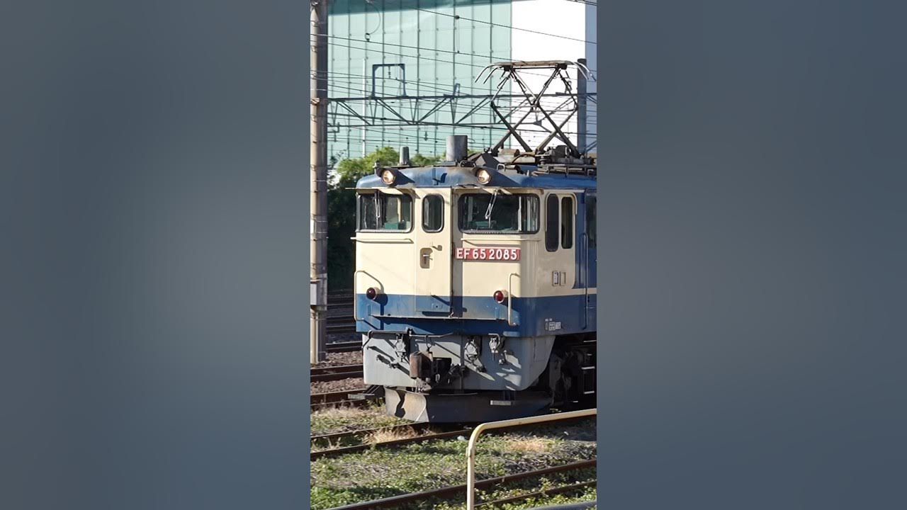 EF65 2085、ヨとシキを牽く - YouTube