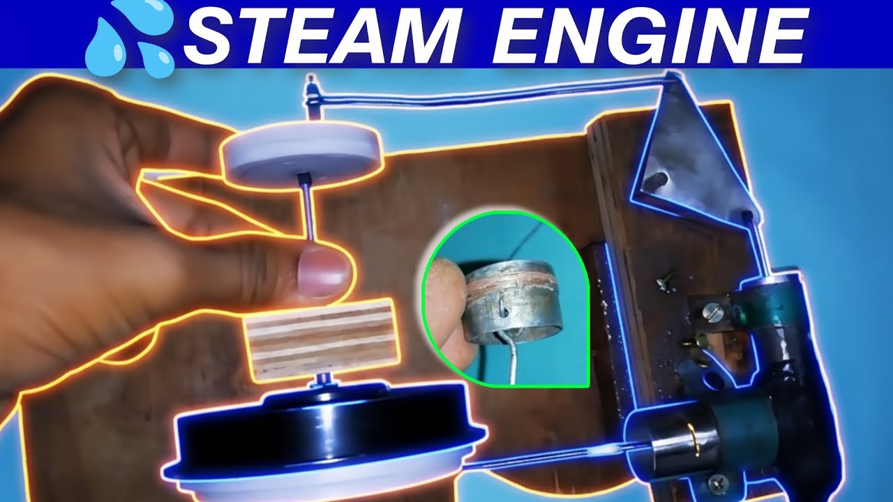 How I Build A Working Steam Engine At Home | DIY Tutorial - YouTube