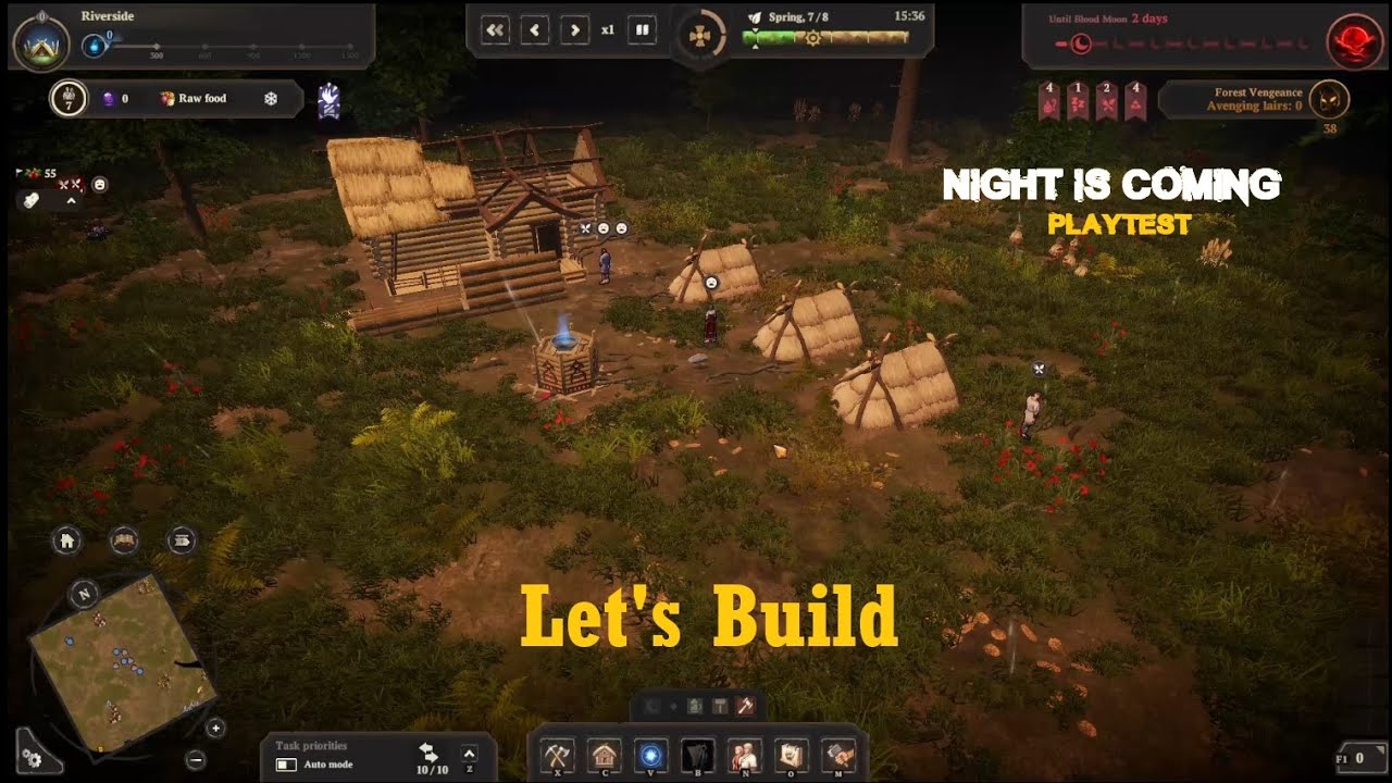 Night is Coming (Playtest) - Let's Build - YouTube