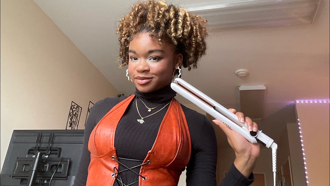 Hairstylist gives you a crispy silk press 🍂🍁👩🏽‍🦰 |ASMR| - YouTube
