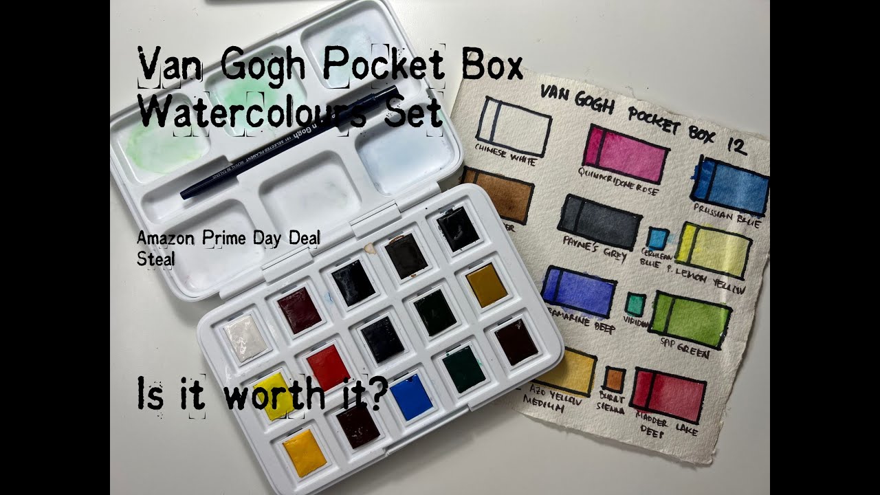 Van Gogh Pocket Box Watercolours Set - YouTube