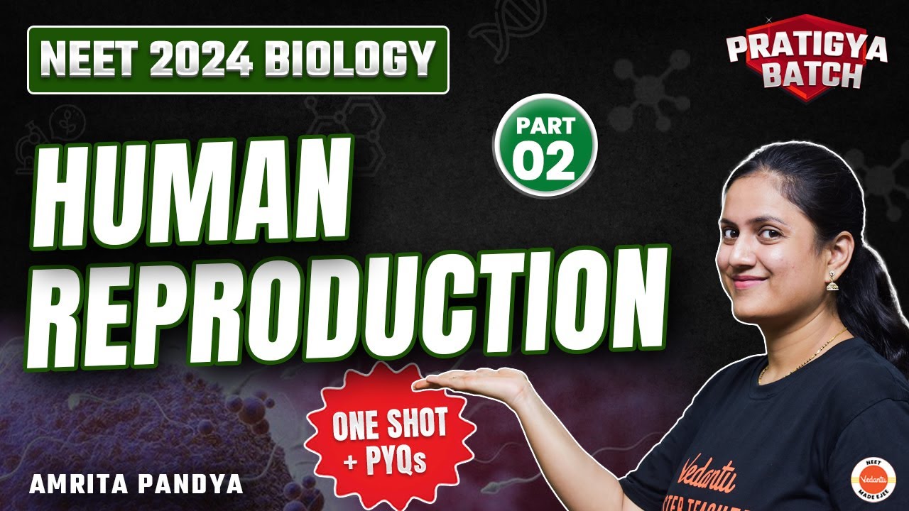 Human Reproduction In One Shot Neet 2024 Biology Pratigya Batch Part 2 Youtube