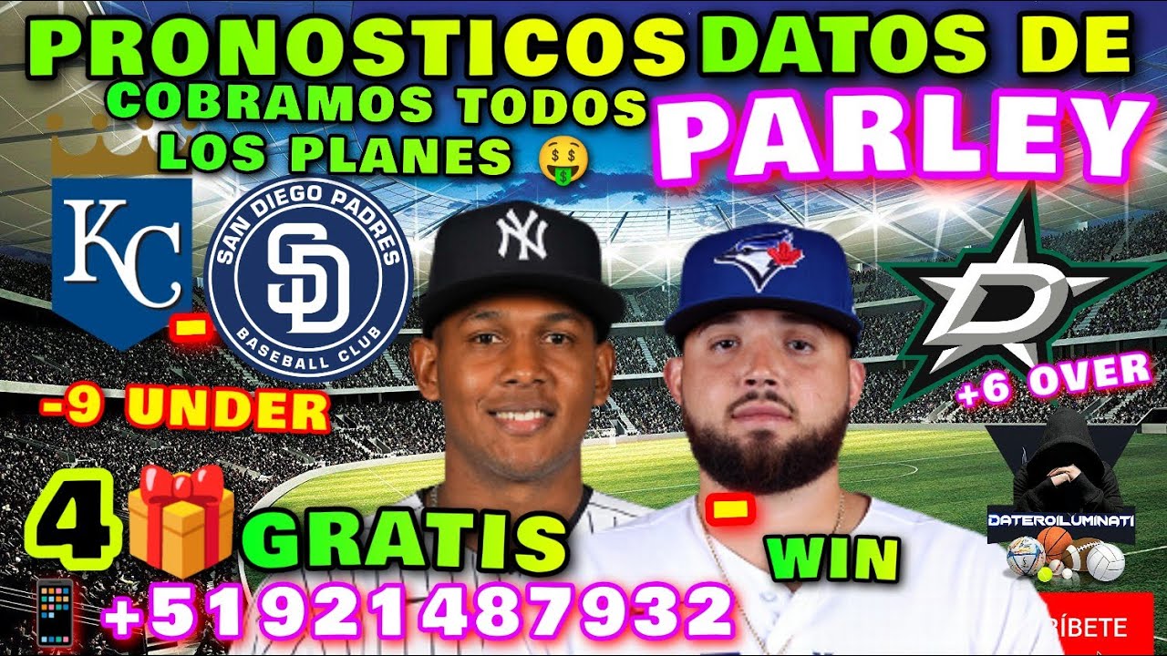 DATOS DE PARLEY GRÁTIS PARÁ HOY 15-5 PRONÓSTICOS #MLB NHL 4🎁 - YouTube