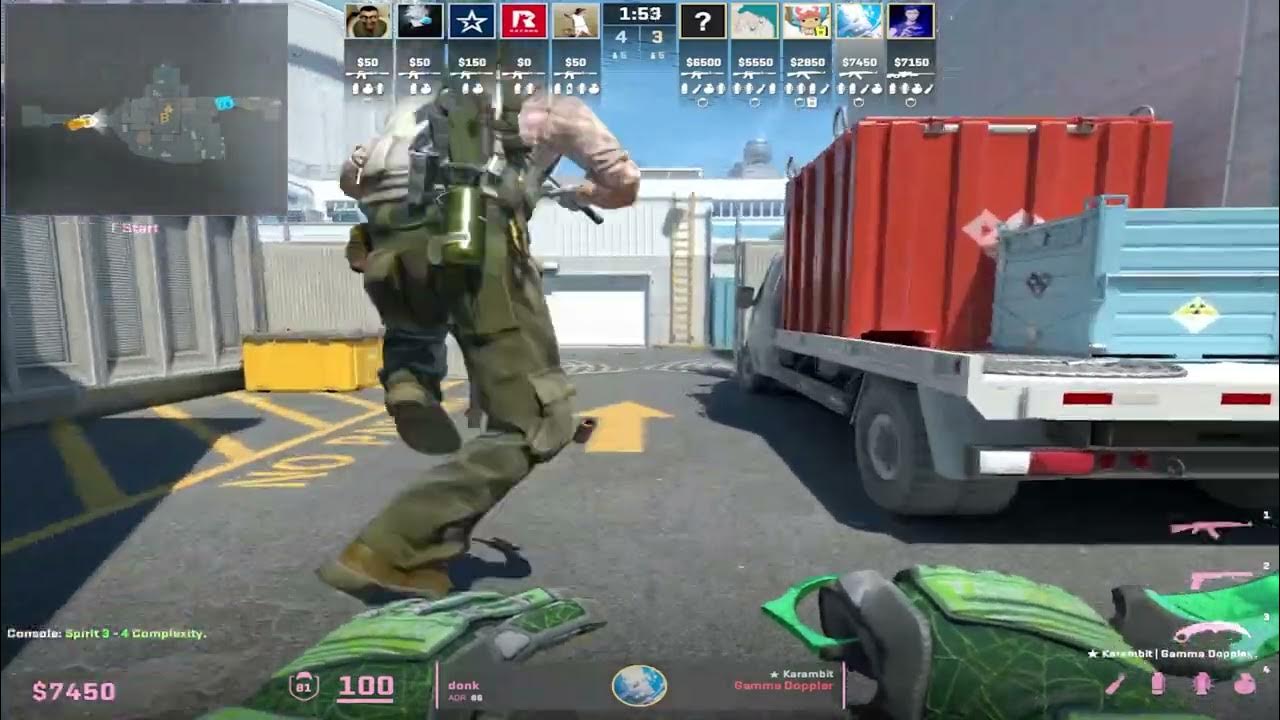 CS2 POV Spirit donk (25/15) vs Complexity (Nuke) @ Thunderpick World Championship 2023 - YouTube