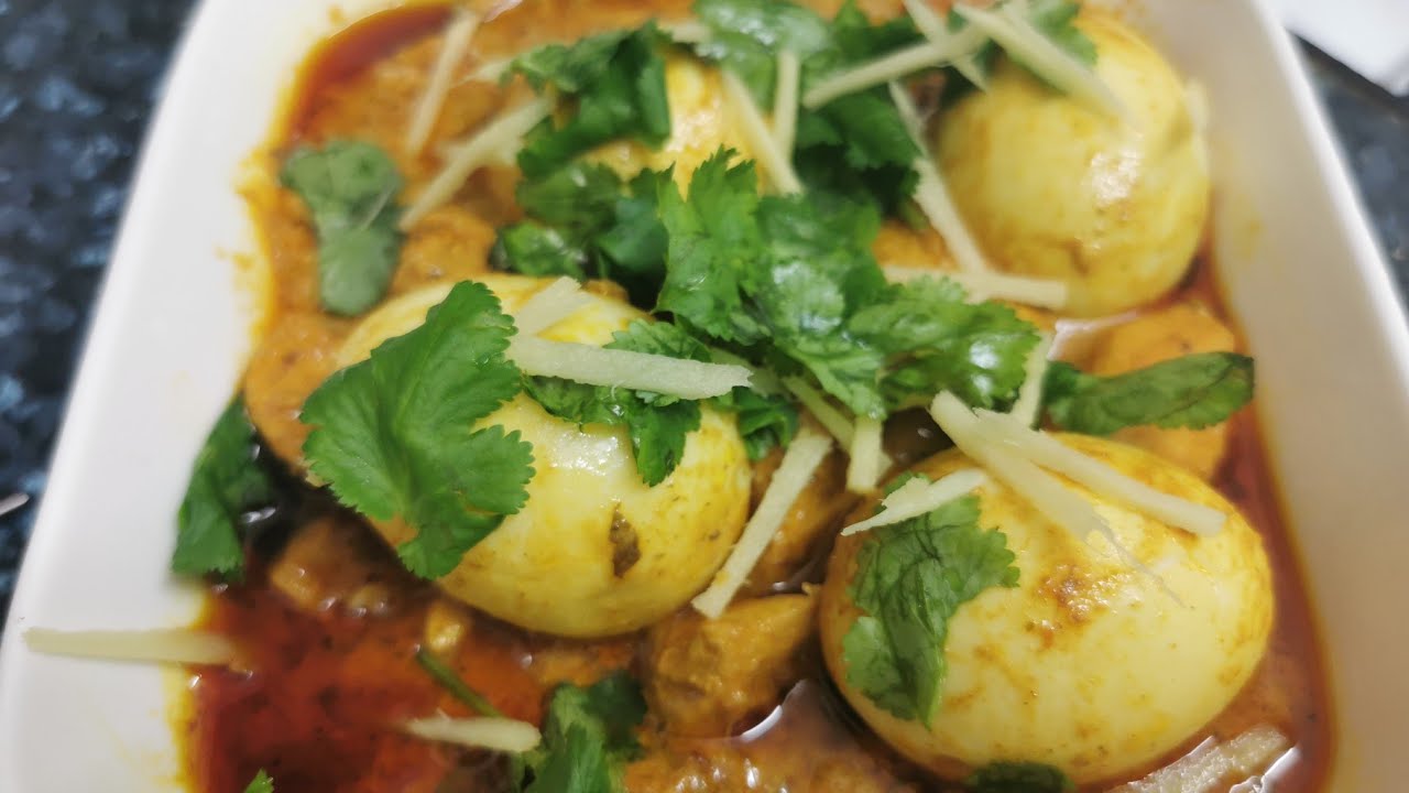 Mint chicken curry with eggs 🍗👌🥚 - YouTube