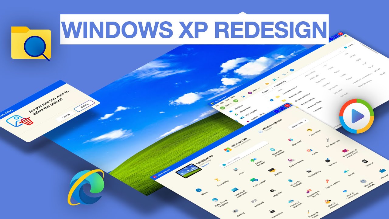 If Windows 11 were like Windows XP - concept by OS Designer - YouTube