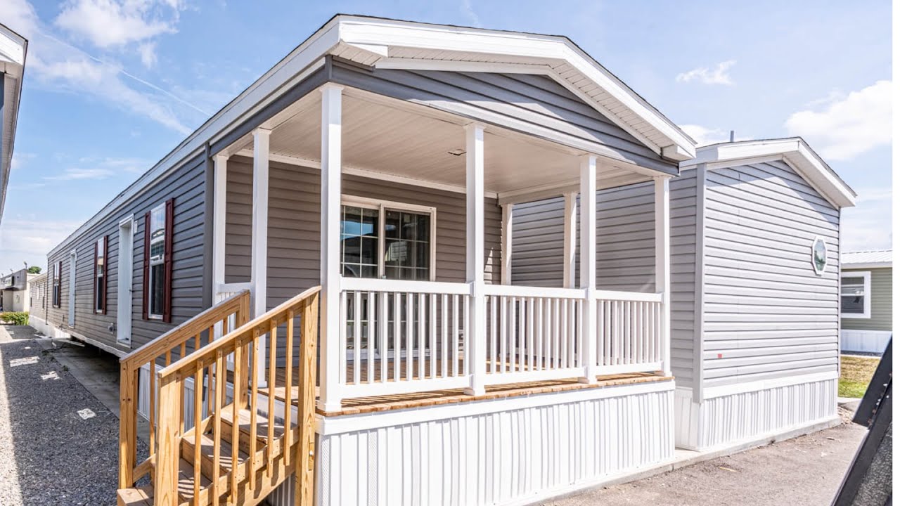 The Most Mansion Singlewide 4036 Park Model RV - YouTube