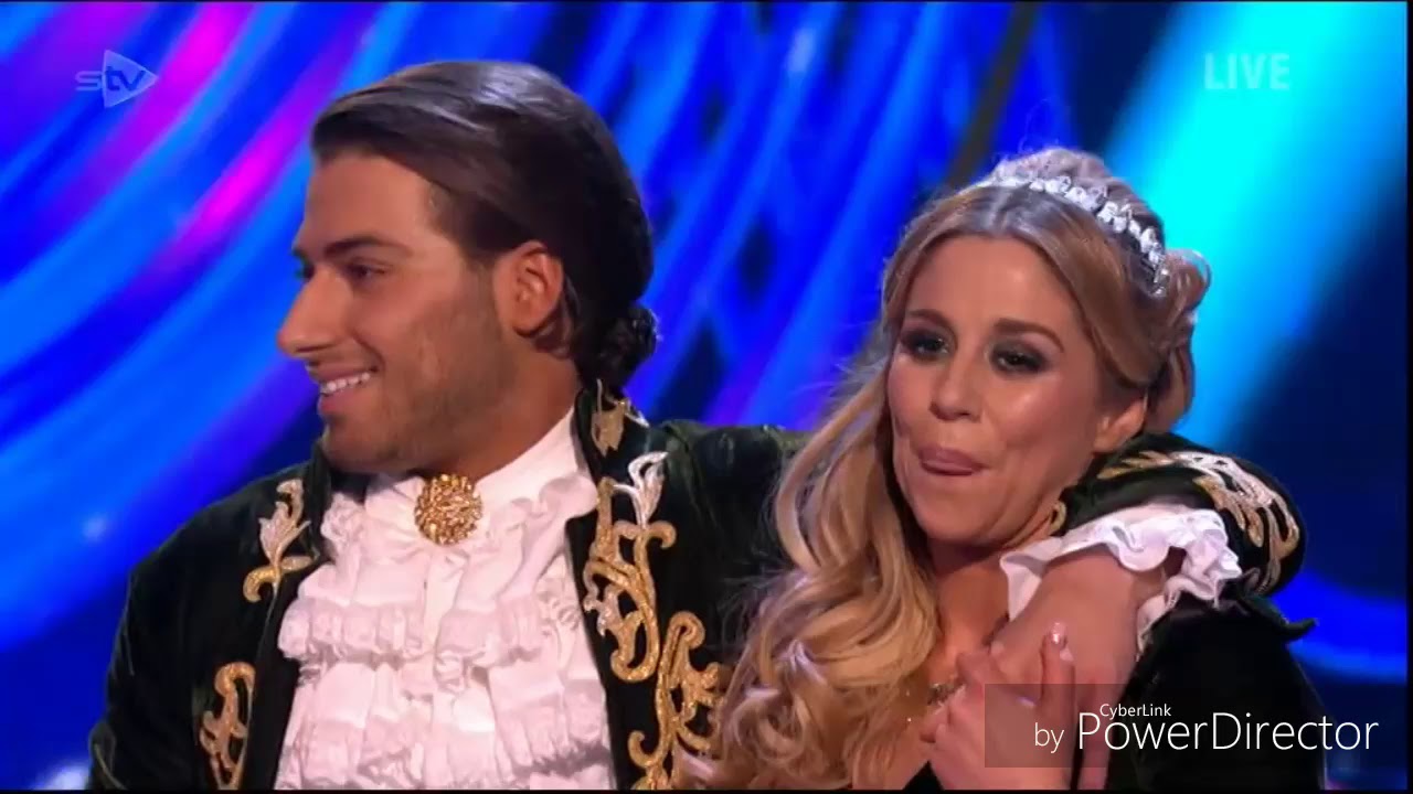 Kem Cetinay and Alex Murphy skating in Dancing on Ice (Fairytales Week ...