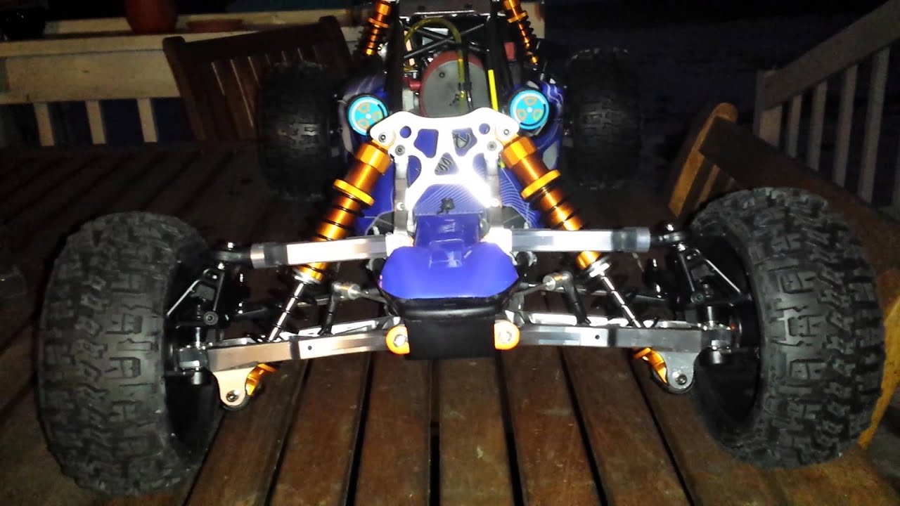 Rovan 305a 30.5cc ..... break in ... not baja 5b - YouTube