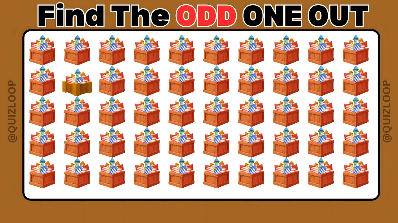 🔍"New Year's Odd One Out Challenge! 🎉🕵️‍♂️" - YouTube