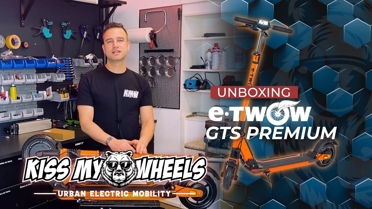 ETWOW GTS Premium - UNBOXING Trottinette électrique 700 Watts - Vitesse ...