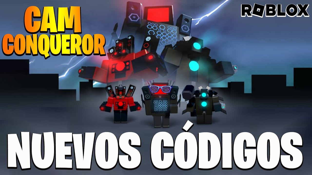 NUEVOS CÓDIGOS de 🚽 CAM CONQUEROR 🚽 activos Y actualizados / NEW UPDATE ...