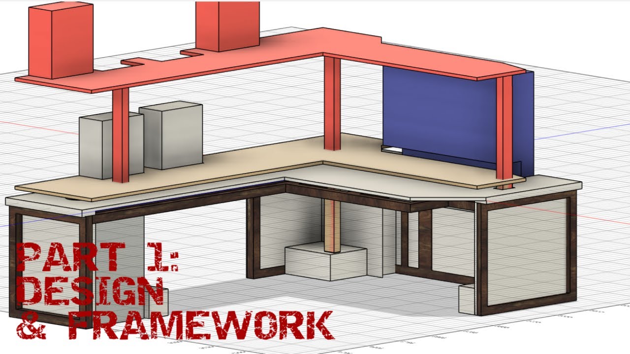 Double Decker Desk ( LTT Inspired ) Part 1 - YouTube