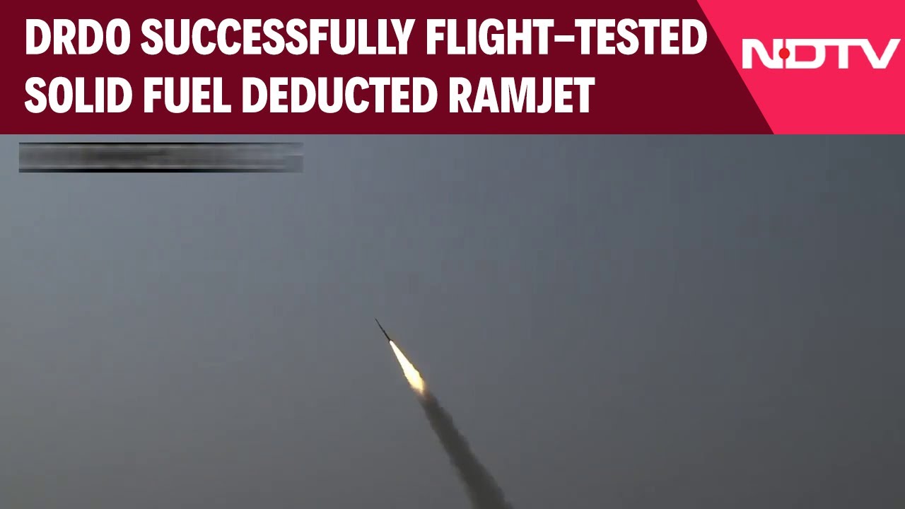 DRDO Successfully Flight Tested Solid Fuel Deducted Ramjet From ITR ...