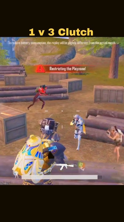 1 v 3 Clutch 😱 bgmi shorts video #shorts #bgmi #1vs3clutch #viralshorts # ...