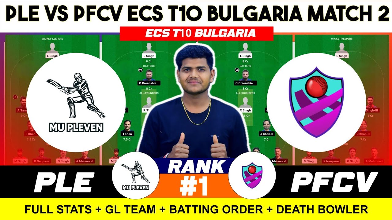 PLE vs PFCV || PLE vs PFCV Prediction || PLE VS PFCV 2ND ECS BULGARIA ...