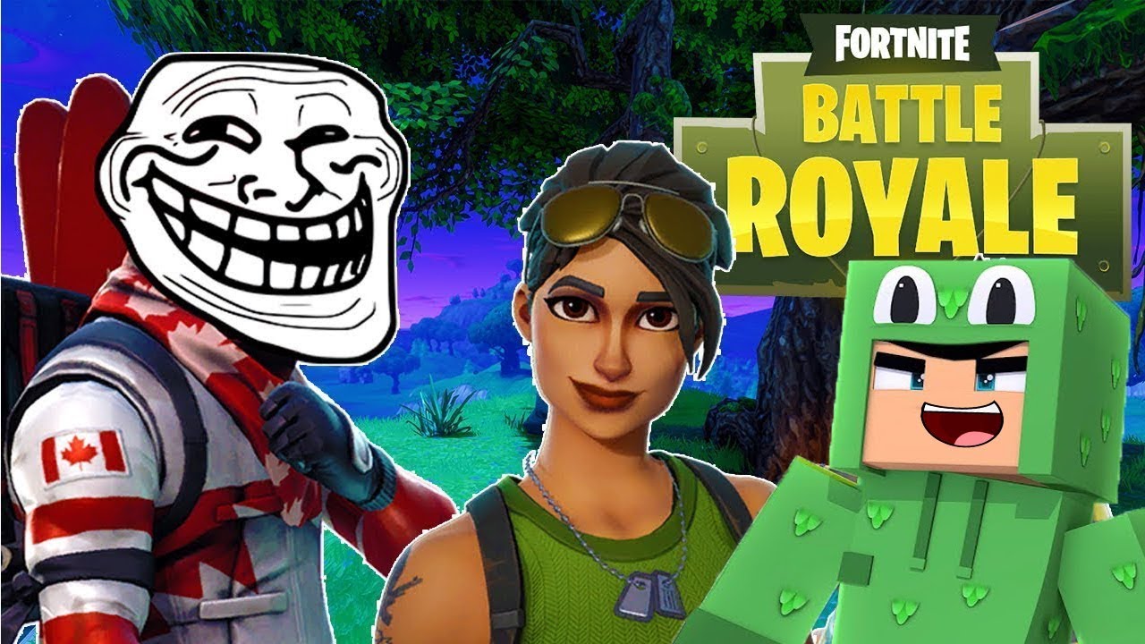 LITTLE LIZARD TROLLS HIS TEAMMATES!!! - Funny Fortnite - YouTube