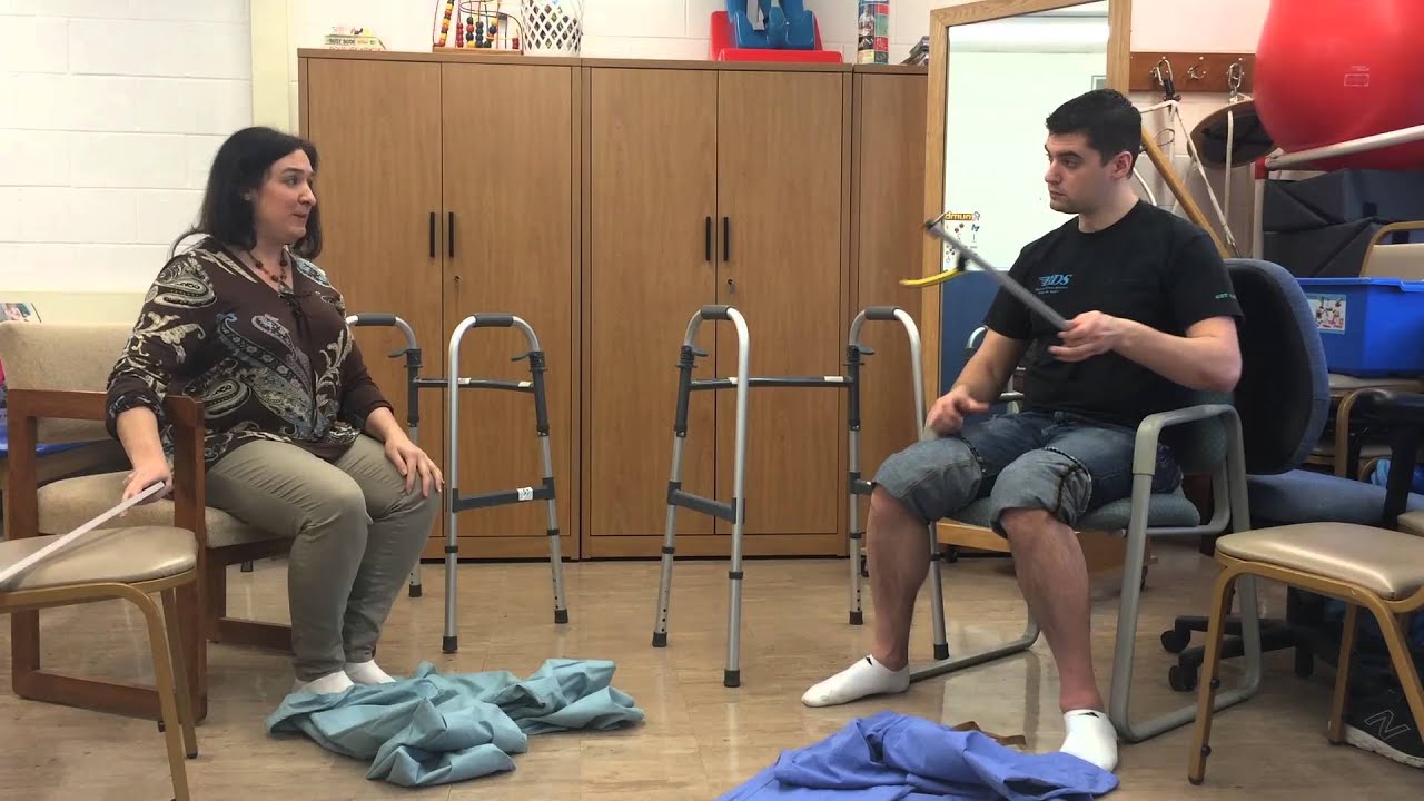 Donning your pants - YouTube