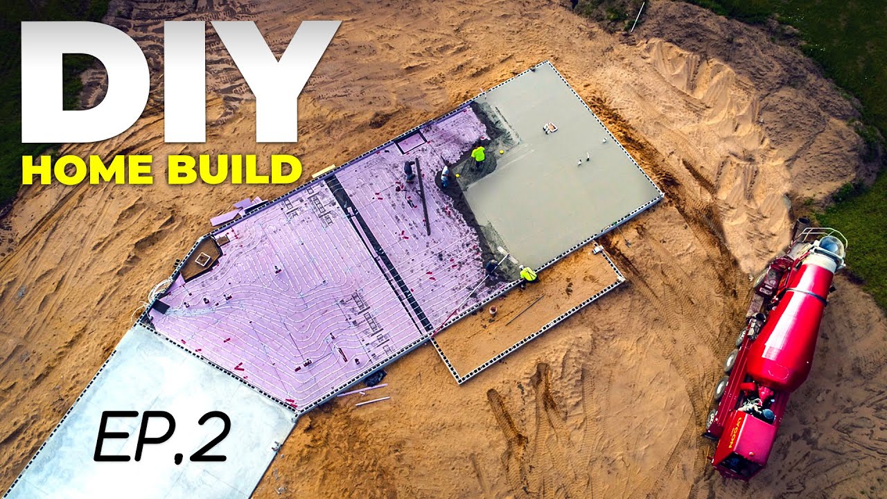 DIY Building a House | Home Construction Foundation - Episode 2 - YouTube