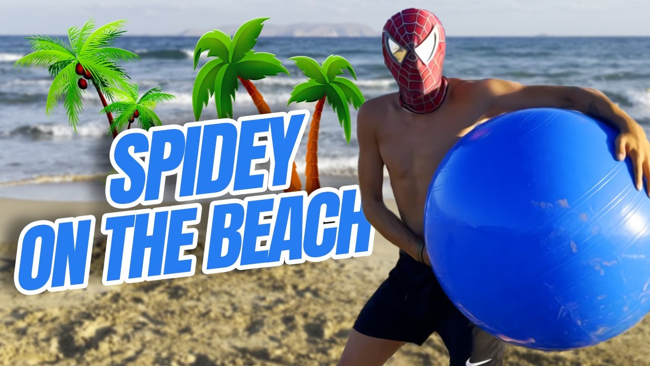 Spider-Man on the Beach (FUNNY) - YouTube